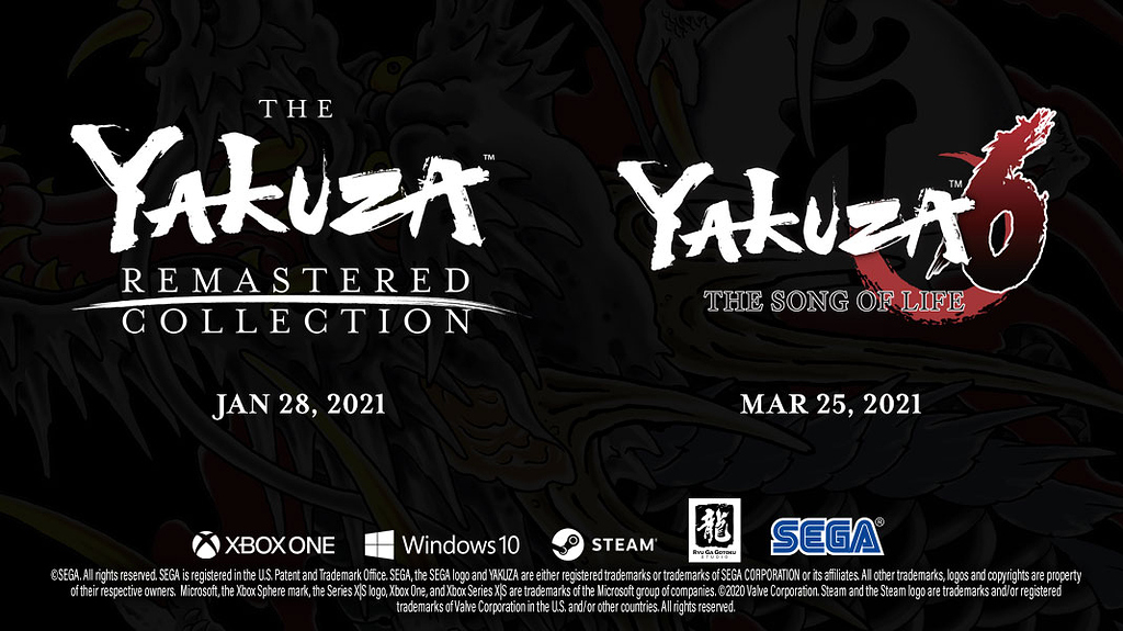 Yakuza series coming to xbox store