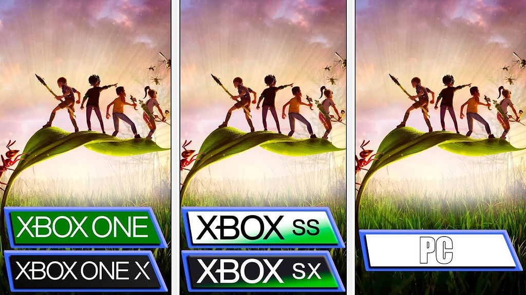 Grounded SX|SS comparison - Gaming - XboxEra