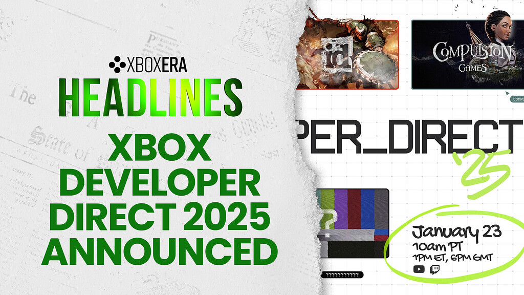 Headlines for January 9th, 2025 - Gaming - XboxEra