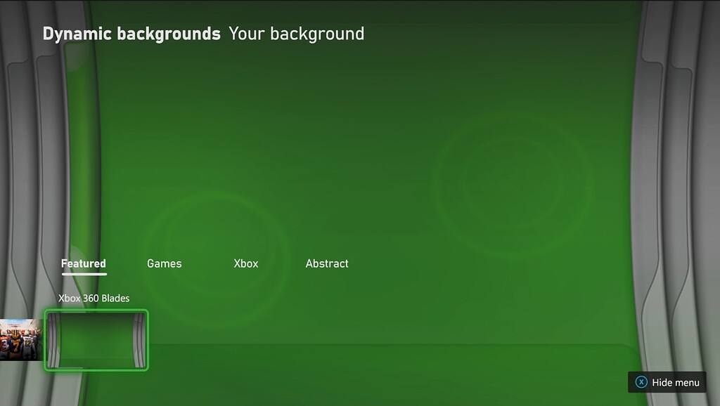 Xbox 360 Blades dynamic background available on Series consoles ...